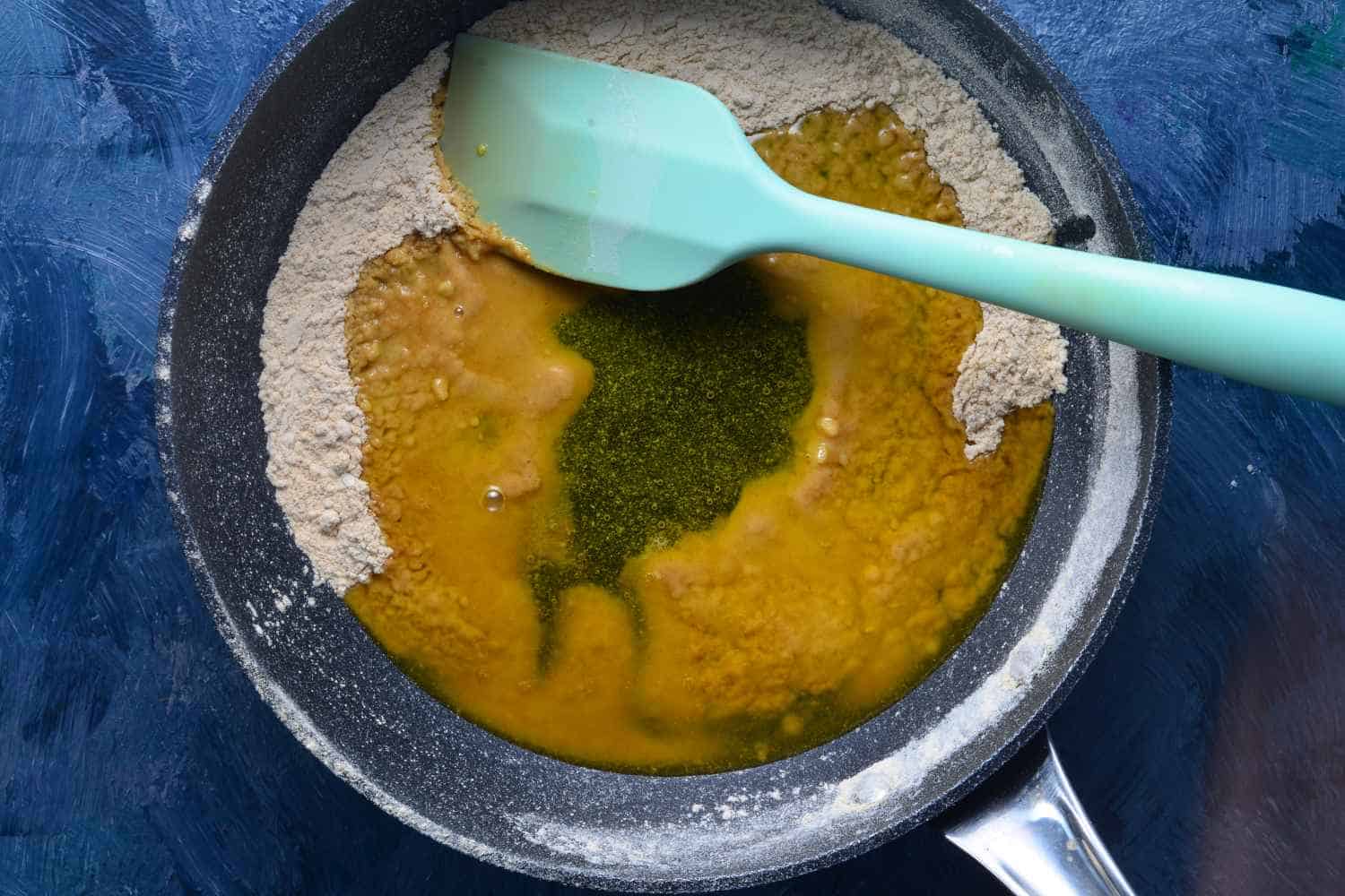 kada prasad | traditional atte ka halwa - SecondRecipe