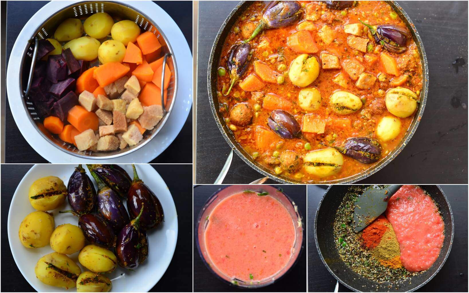 Undhiyu - Gujarati mixed vegetable