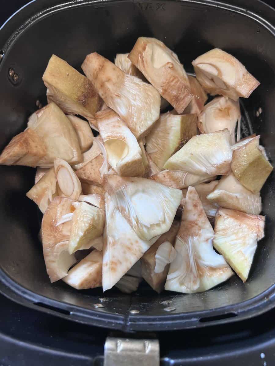 Easy Vegan Jackfruit curry | Air fried jackfruit curry - SecondRecipe