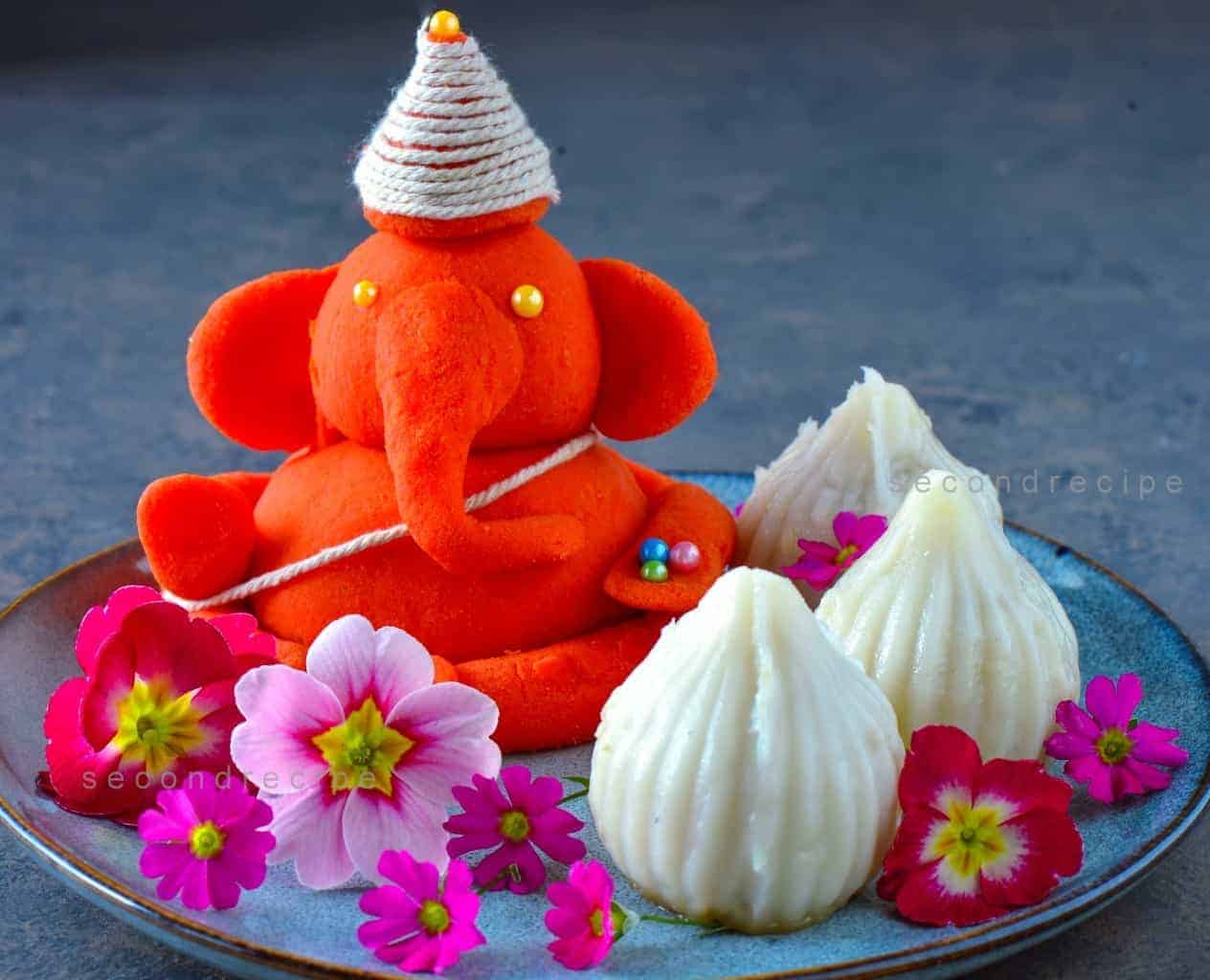 Homemade dough for Ganpati Idol