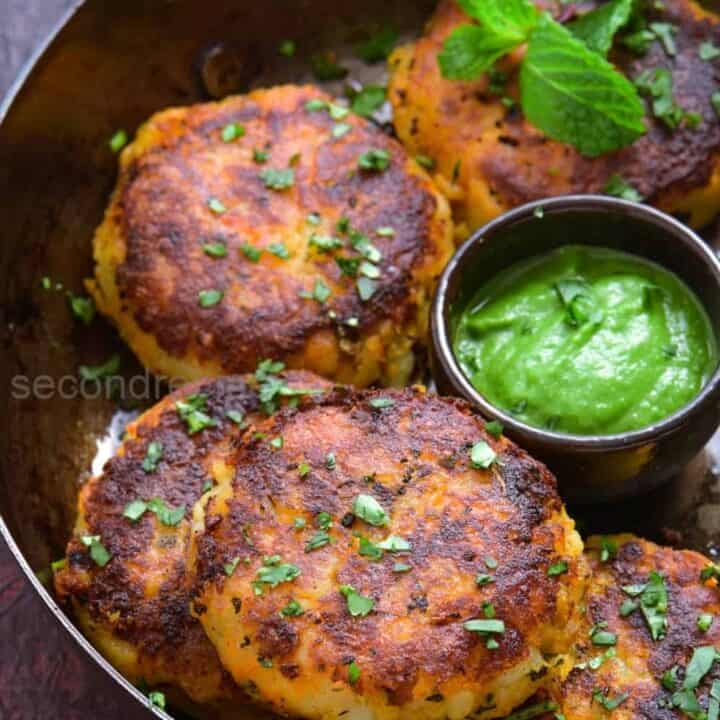 Aloo tikki in air fryer | Easy potato patties recipe - SecondRecipe