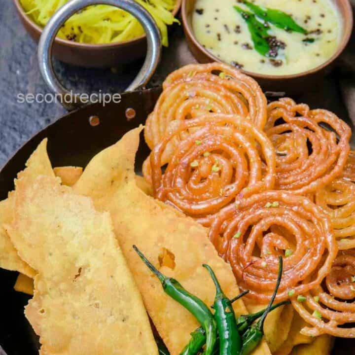 Fafda -Gujarati breakfast
