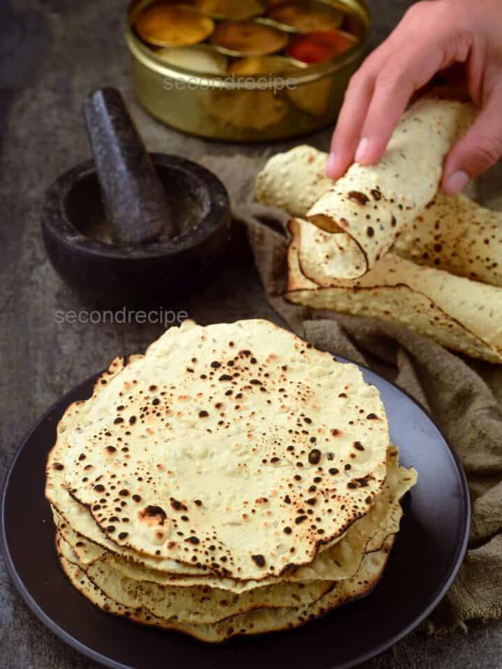 Sindhi papad | Masala urad dal papad