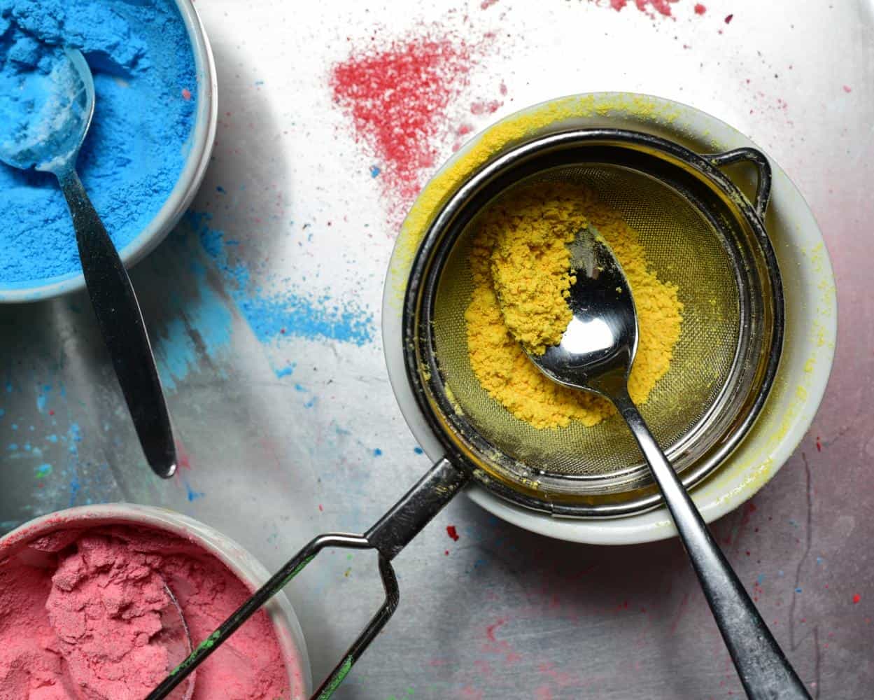 how to make holi powder | DIY natural homemade colors - SecondRecipe