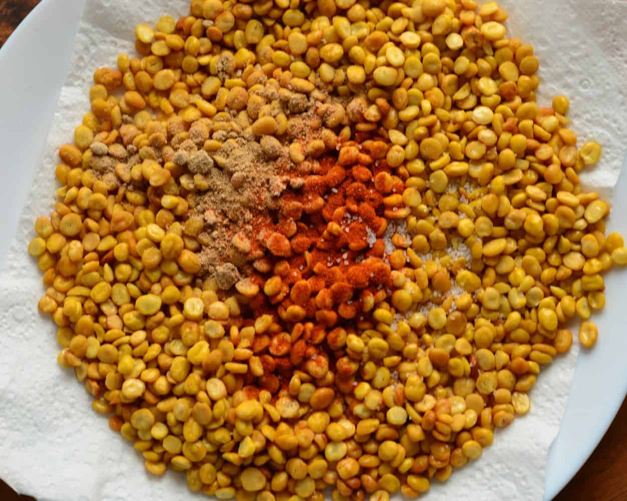 Air fried Chana dal | Air fryer Chana dal - SecondRecipe