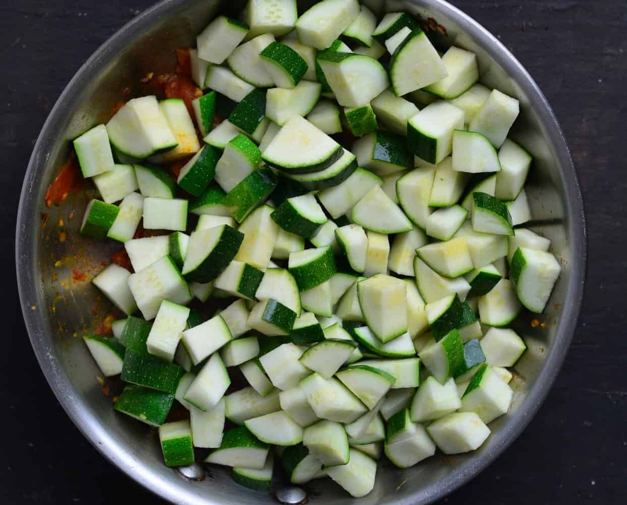 Easy Indian zucchini curry | zucchini sabzi recipe - SecondRecipe