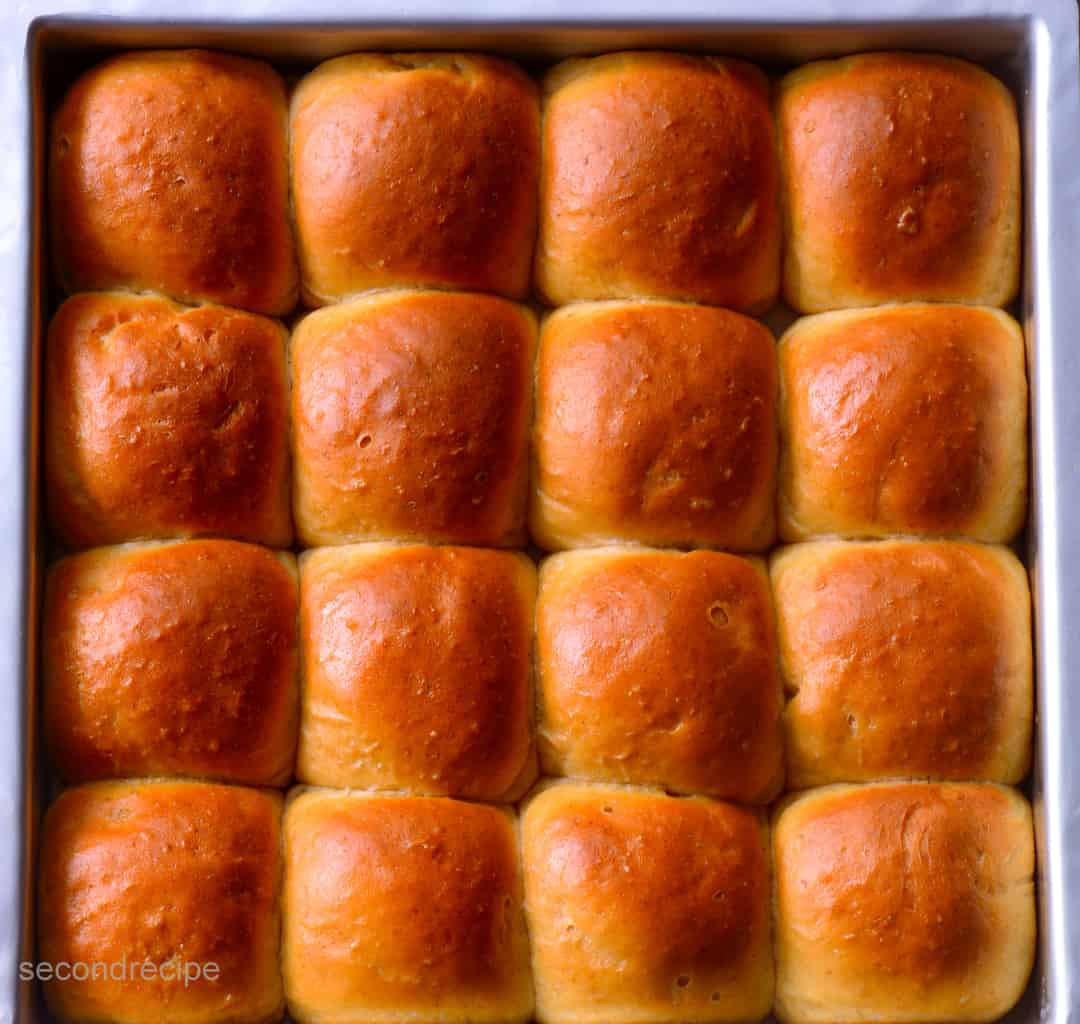 Homemade buns | how to make a pav (Oven / Air fryer ) - SecondRecipe