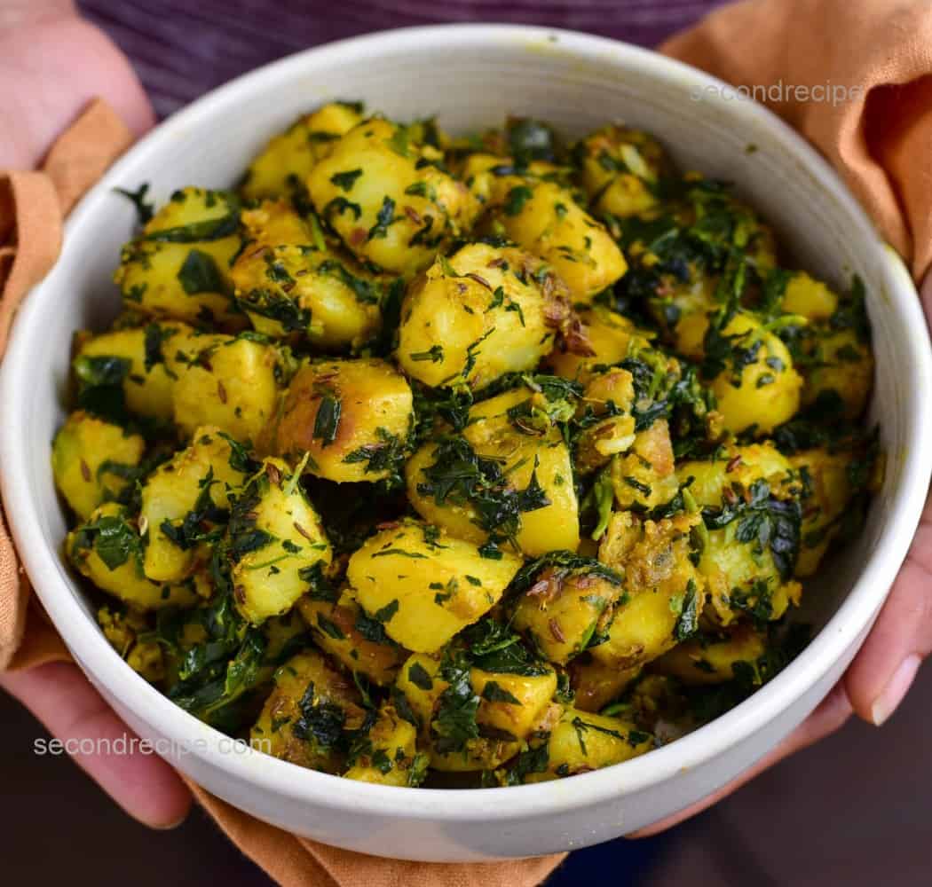 Methi aloo | aloo methi recipe | Methi ki sabji - SecondRecipe