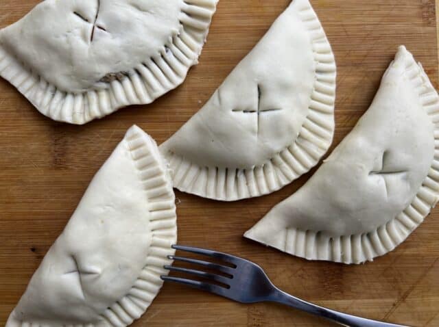 Air fryer vegetable pasties | air fried vegan pasties - SecondRecipe