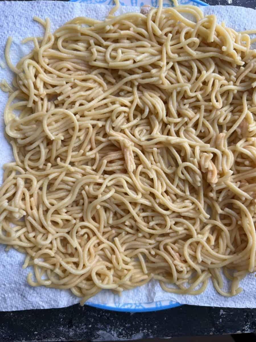 air fryer sev recipe | healthy baked sev recipe - SecondRecipe