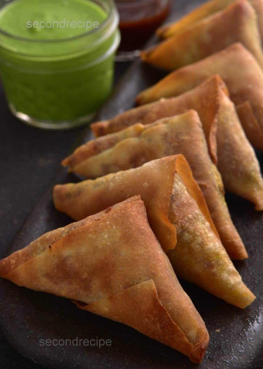 Easy and crispy patti samosa recipe in Air fryer - SecondRecipe