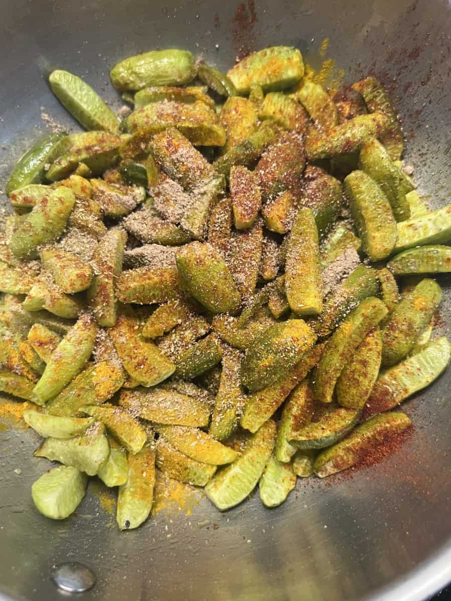 air fryer tindora fry | fried ivy gourd in air fryer - SecondRecipe
