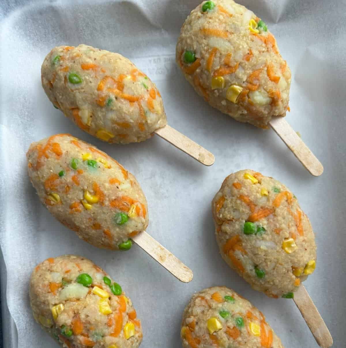 crispy veg lollilop recipe | airfryer vegetable lollilop - SecondRecipe