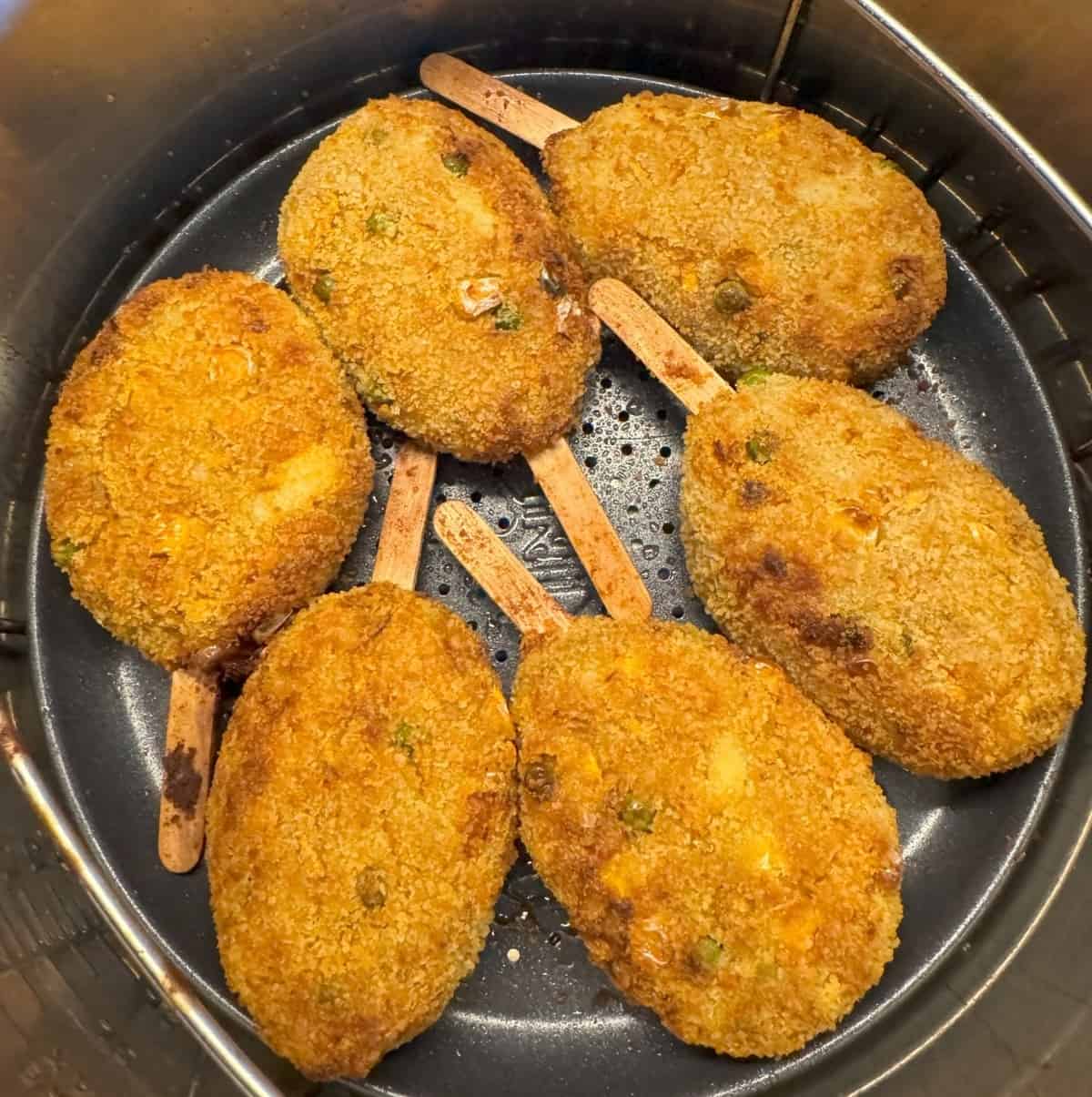 crispy veg lollilop recipe | airfryer vegetable lollilop - SecondRecipe