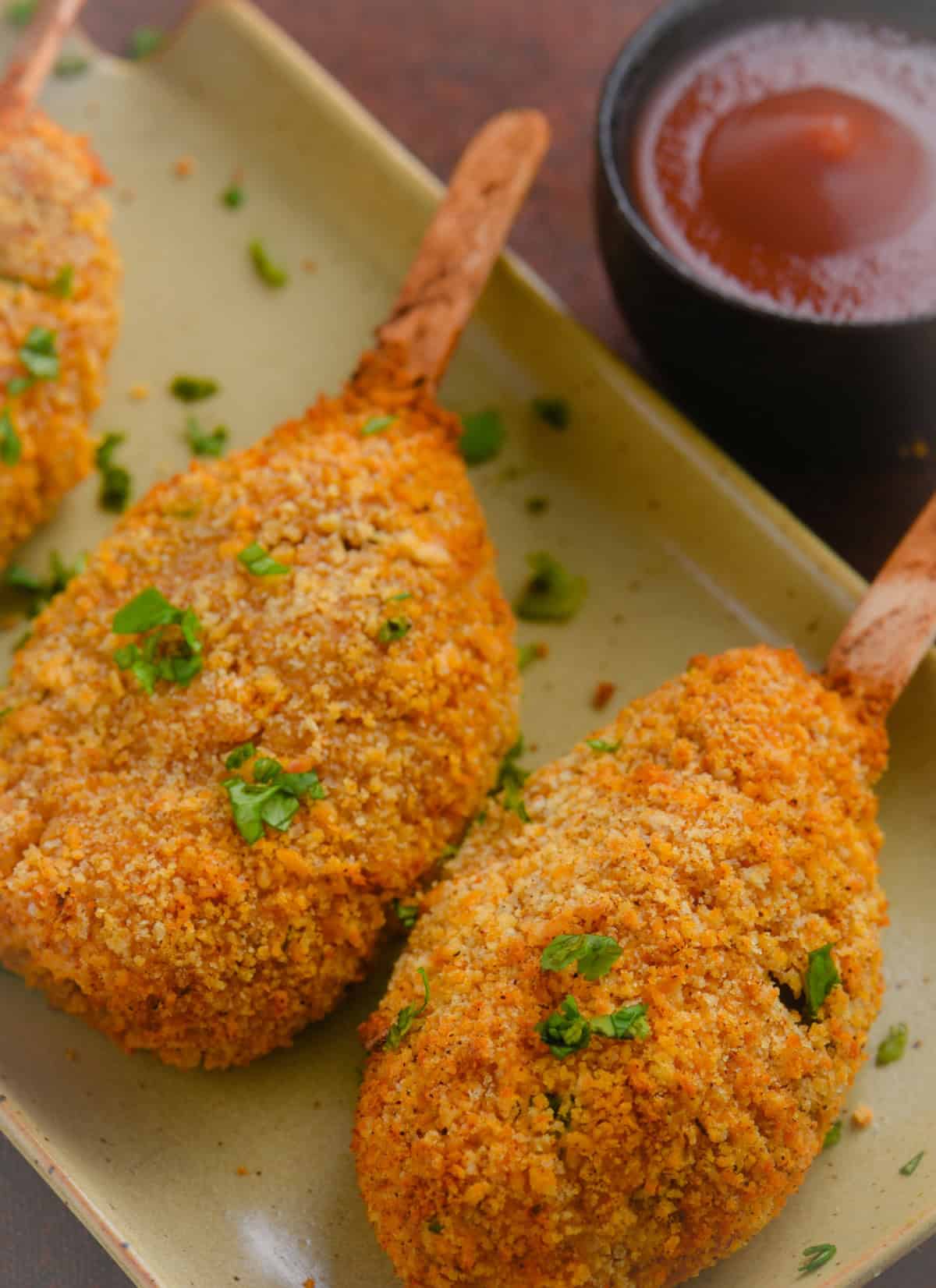 crispy veg lollilop recipe | airfryer vegetable lollilop - SecondRecipe